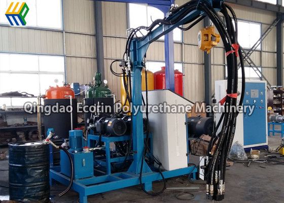 PHRF Series High Precision L-shaped Mix Head PLC Control High Pressure PU Pouring Block Foaming Machine