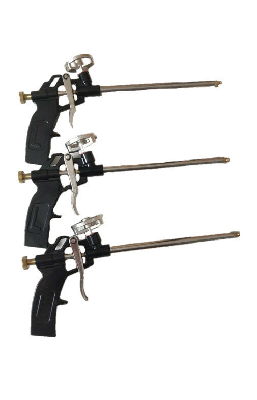 Black Zinc Alloy Polyurethane Foam Gun Anti Corrosion CE Certificated