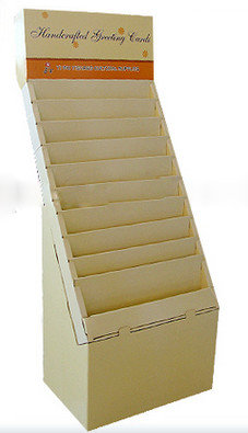 China Enviromental Cardboard Floor Displays For Bottle / Cardboard Pallet Display supplier