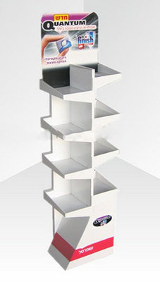 China SGS EN71 FSC Paper Carton Retail Stand Cardboard Floor Display Eco supplier