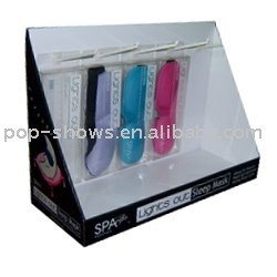 China Colorful Corrugated Cardboard Display Stand With Hooks Enviromental supplier
