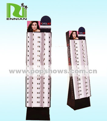 China Printable POP Cardboard Floor Displays Stand For Sunglasses supplier