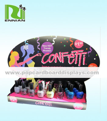 China Foldable Custom Nail Polish Cardboard POP Displays For Promotion supplier