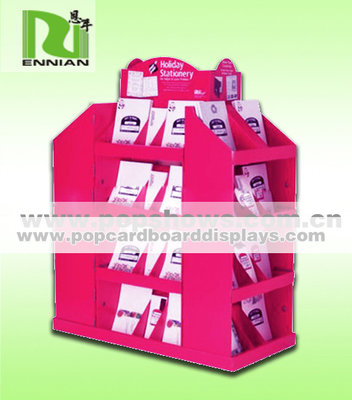 China Creative Cardboard Book Display Stands Magazines Corrugated Counter Display supplier