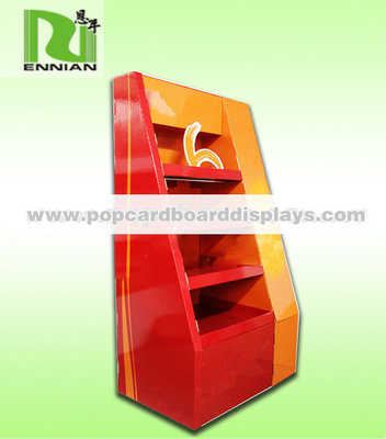 China Fashional Supermarket Cardboard Pallet Display Rack Foldable supplier