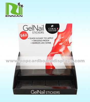 China Environmentally Protection Cardboard Counter Displays Nail Polish For Promotion supplier