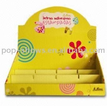 China Point Of Sale Cardboard Counter Display for Food supplier