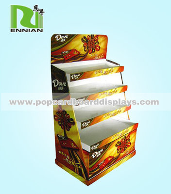 China Retail cardboard display shelf / Snack portable display stand assemble supplier