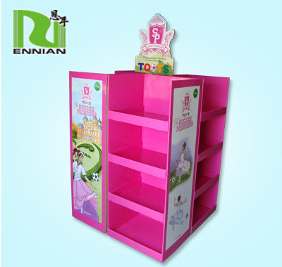 China Stationery paper pallet display for Christmas gift toys and many different products supplier