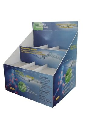 China Convenient Paper Material Cardboard Pallet Display , Liquor Bottle folding display stands supplier