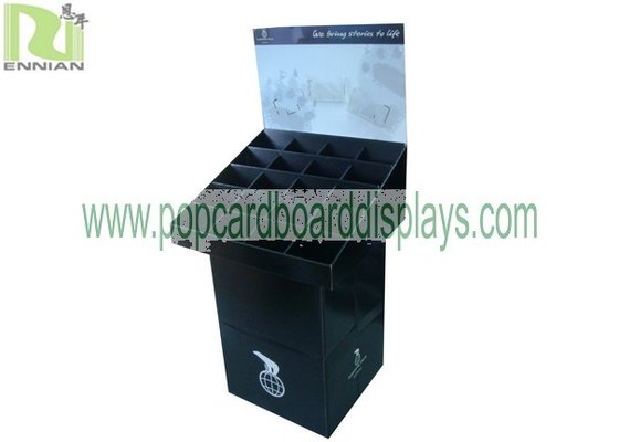 China Grey Paper Customized Cardboard Pallet Display For Dvd With Grey Cardboard supplier