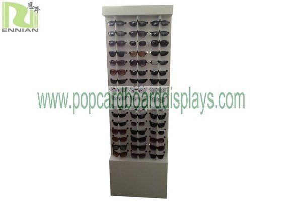 China 10 Inch Hook Rack Corrugated Cardboard Display For Sunglasses Cardboard Shelving supplier