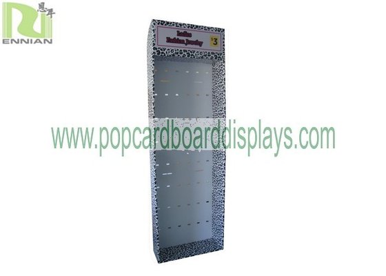 China Offset Printing Cardboard Counter Display For Jewelry With S Hooks Carton Displays supplier
