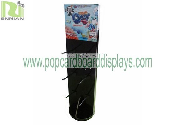 China Plastic Hooks Spinner Display Racks With Turn Plate For Gift Greeting Card supplier