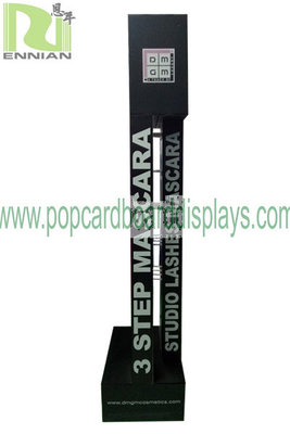 China Customized Cosmetic Cardboard Display Stand With Hooks For BB And CC Cream supplier