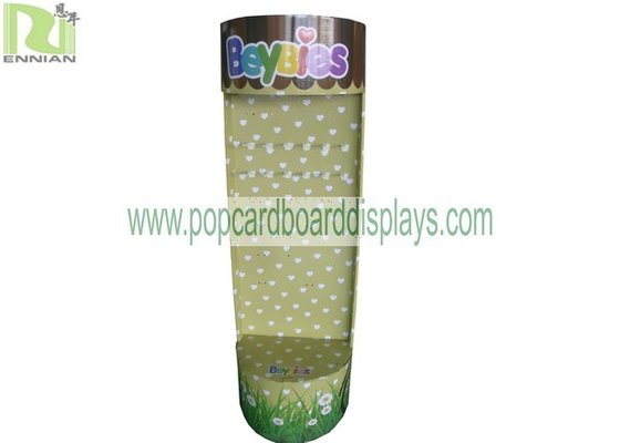 China Colorful Corrugated Cardboard Display Stand Customized for PP Lamination supplier