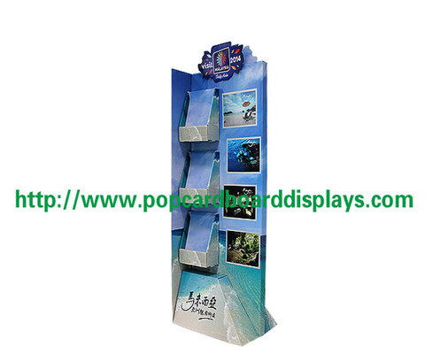 China Shop Retail Table Top Cosmetic Display Stands , Cardboard Pop Displays supplier