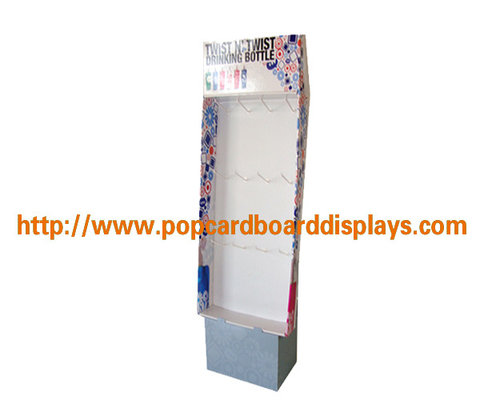 China Custom Design Pop Up Cardboard Floor Displays , Shipper Floor Standing Display Units supplier