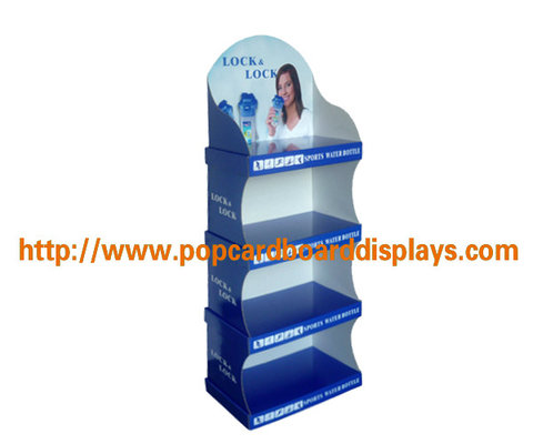 China Secret Deodorant Cardboard Floor Displays , Point Of Sale Paper Floor Display Stand supplier