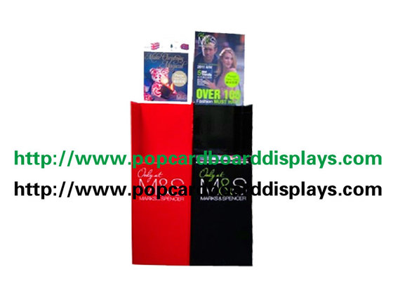 China 3 Tiers Cardboard Floor Displays For Supermarket / Custom Cardboard Display Stands supplier