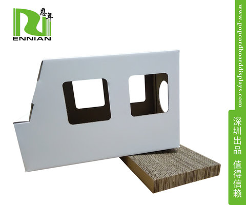 China Pet Corrugated Cardboard Furniture , Creative Kids Cardboard Playhouse supplier