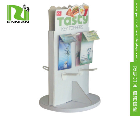 China Spinning Shop Display Fittings Spinner Display Racks With Moveable base supplier