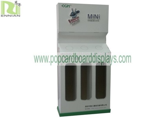 China Iphone Cell Phone POP Cardboard Displays Corrugated Paper With EN71 supplier