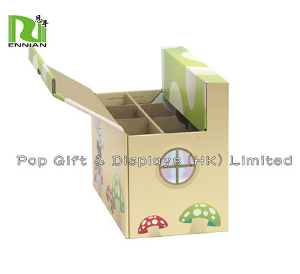 China Multi Function Child Cardboard Chair / Stool With Store Box , Environment Friendly supplier