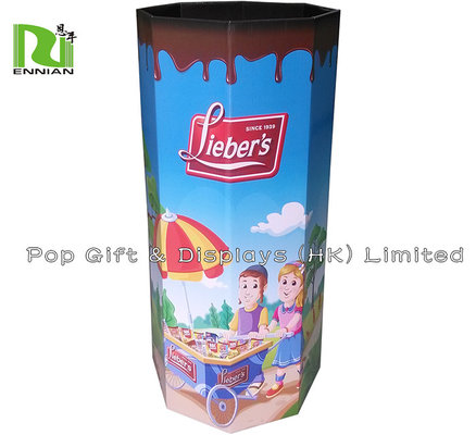 China Removable Header Cardboard Collection Bins / Cardboard Recycling Containers supplier
