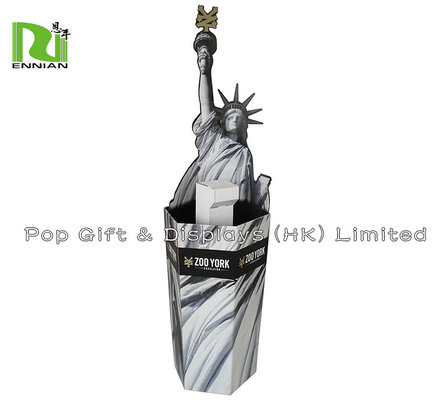 China Colorful Retail Cardboard Storage Bins Corrugated Paperboard Pop Dump Bin For Recycle supplier