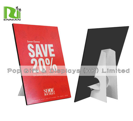 China Customized A4 Size Cardboard Standee Advertising Paper Pop Display supplier