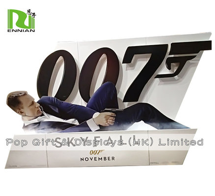 China Movices Cardboard Counter Display Stands Full Color With Gloss Or Matt Lamination supplier