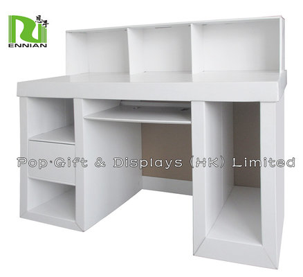 China Cardboard Office Table Corrugated Cardboard Furniture Foldable Cardboard Desk supplier