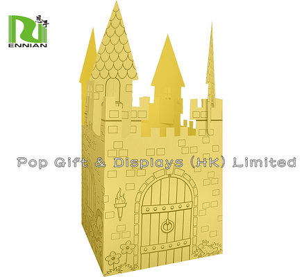 China Cardboard Furniture Princess Castle Playhouse / Cardboard playhouse for Children supplier