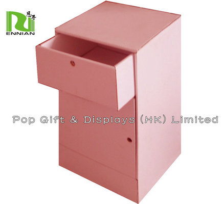 China Custom Corrugated Cardboard Furniture / Corrugated  Bedside Tables With Drawer supplier