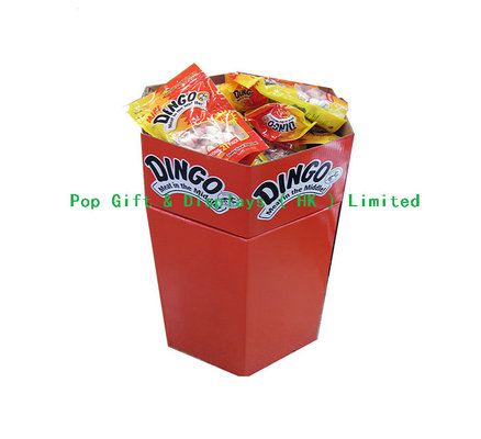 China Supermarket Bottle Drink Beverage Retail Corrugated Dump Bin Display Stand supplier