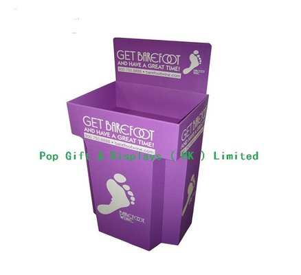 China Stackable Cardboard Book Display Dump Bin For Retail / Supermarket Dump Bin For Retail supplier