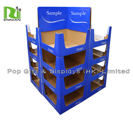 China Cardboard retail sport product 1/4 pallet display rack for Clothes supplier