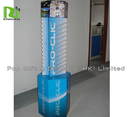 China Eco friendly Corrugated Cardboard Floor Displays Kiosk Custom Logo supplier