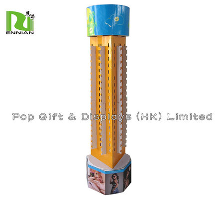 China POP Folding Cardboard Spinner Display Stand Racks For Sunglasses supplier