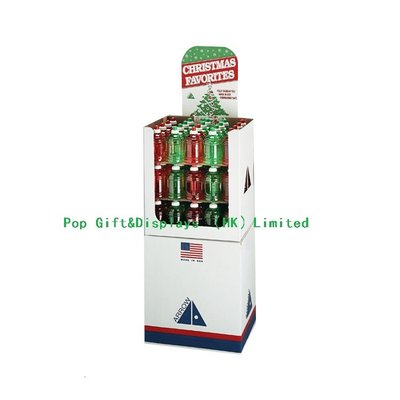 China Pos Made Up Paper Corrugated Cardboard Dump Bin Display Stand Custom Size supplier