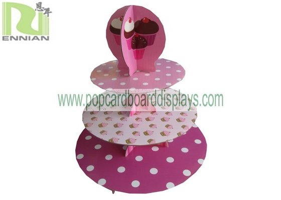 China Cupcake Cardboard Counter Displays Point Of Purchase Corrugated supplier