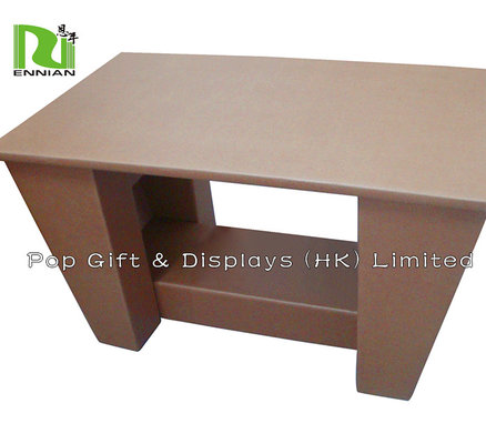 China Recycable Corrugated Cardboard Furniture Paper cardboard folding table supplier