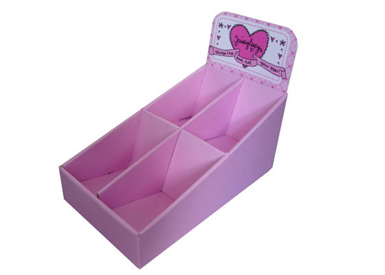China RED Cardboard retail display stand cardboard counter displays custom displays ENCD010 supplier