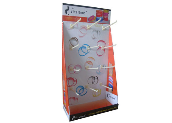 China Portable  Cardboard Counter Displays Shelf ENCD023  Stands for headwear hanging in shops supplier