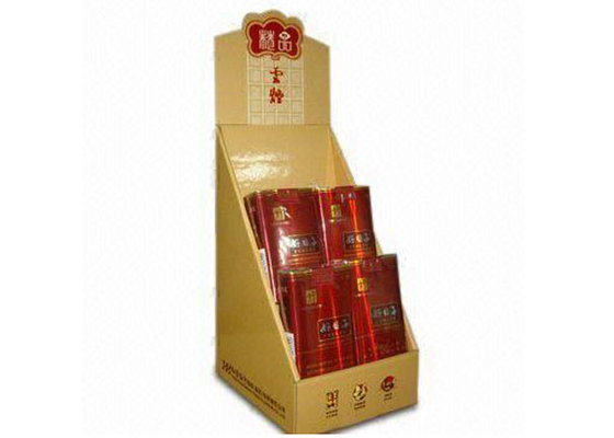 China Golden smart Cardboard Counter Displays  Cases ENCD043 for Cigarettes with offset printing supplier