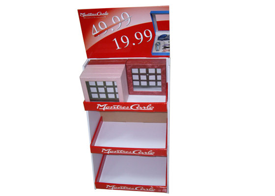 China Fashion colorful Advertising Cardboard Counter Displays ENCD046 Stands for shops supplier