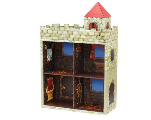 China Children Corrugated Cardboard Furniture  Dollhouse  cases holders ENCF010 supplier