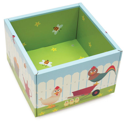 China Cute Corrugated Cardboard Furniture ENPD025  for Home Storage Case supplier