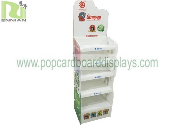 China Retail Corrugated Plastic Display Flooring Baby Food Display Rack With 5 Tiers supplier